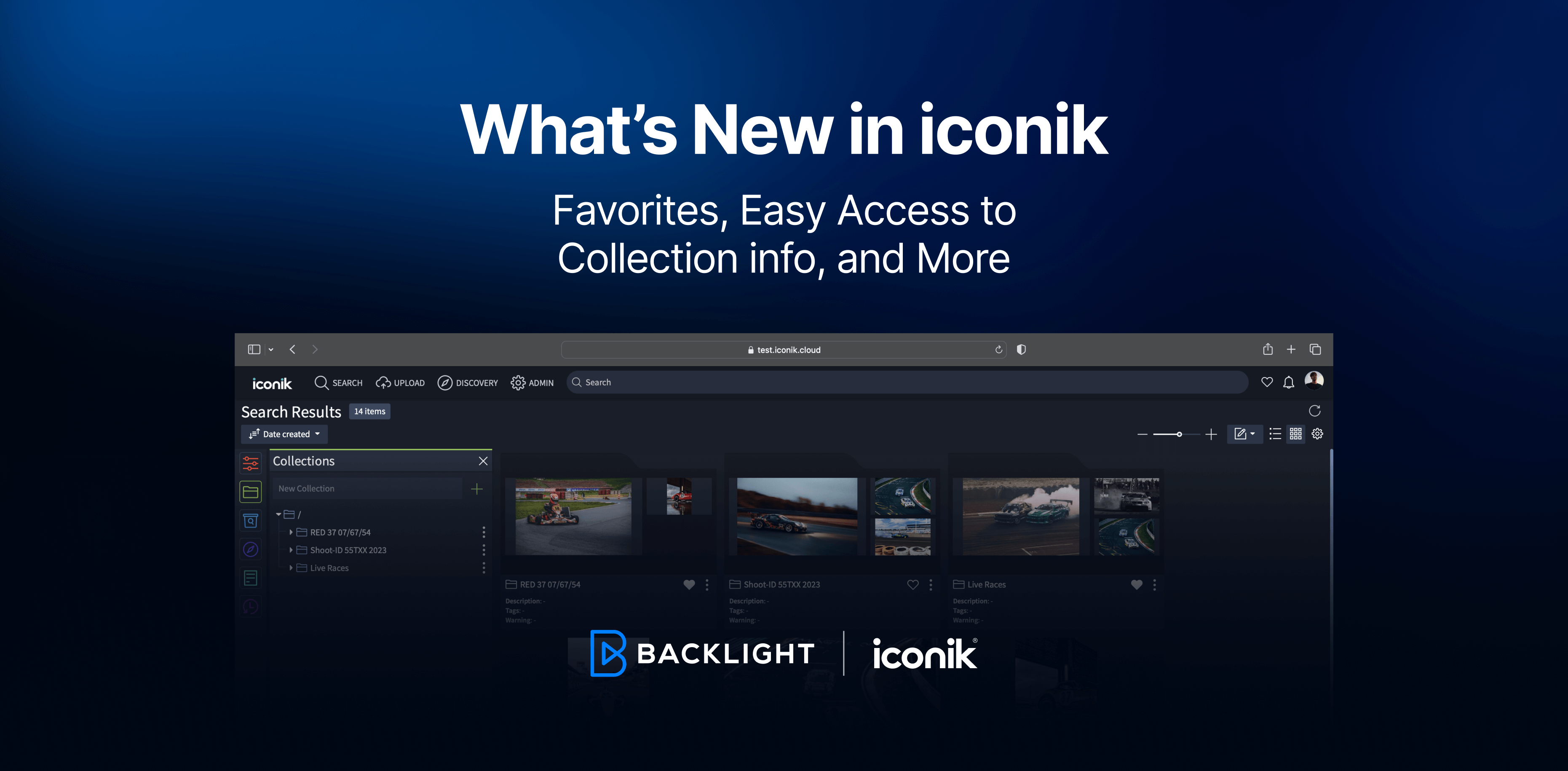 What S New In Iconik Favorites Easy Access To Collection Info And More
